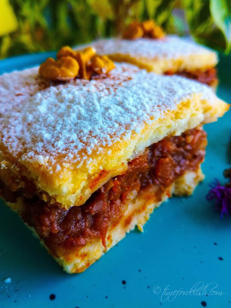 Romanian Fresh Pumpkin Bars