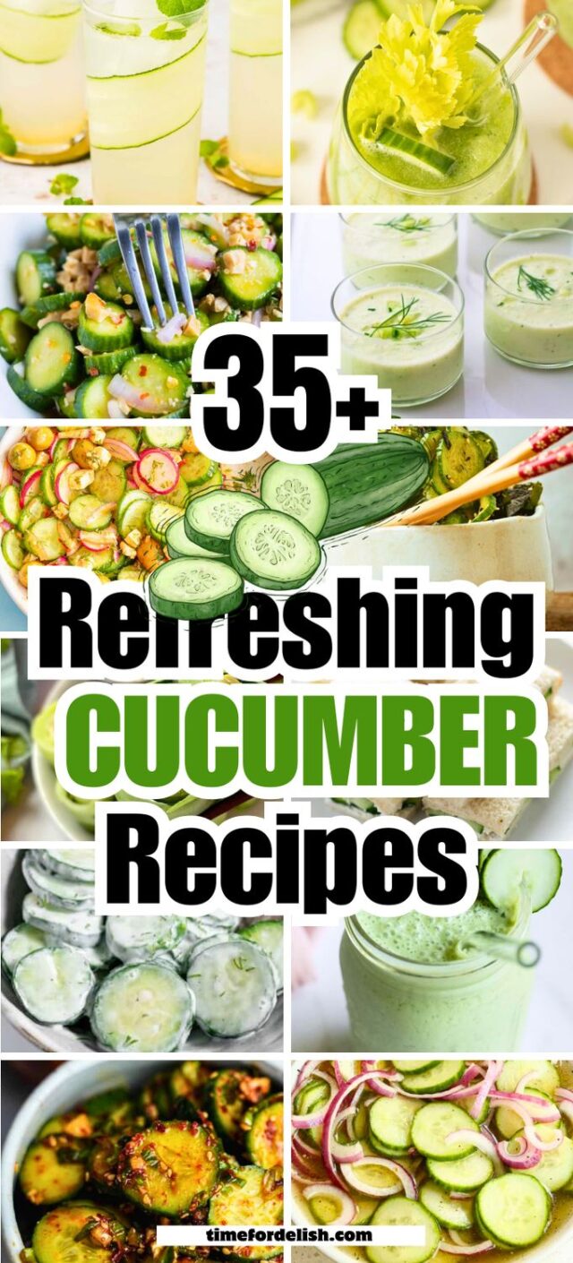 Refreshing Cucumber Recipes